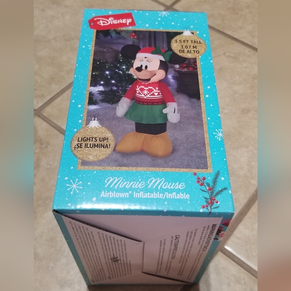Disney | Holiday | Gemmy Disney Minnie Mouse 35 Ft Christmas Airblown ...